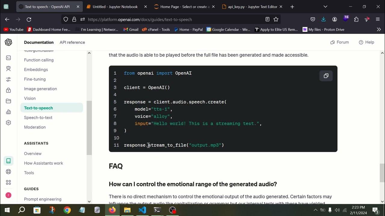 Save openai text-to-speech response. (error stream_to_file depriciation solved) - YouTube