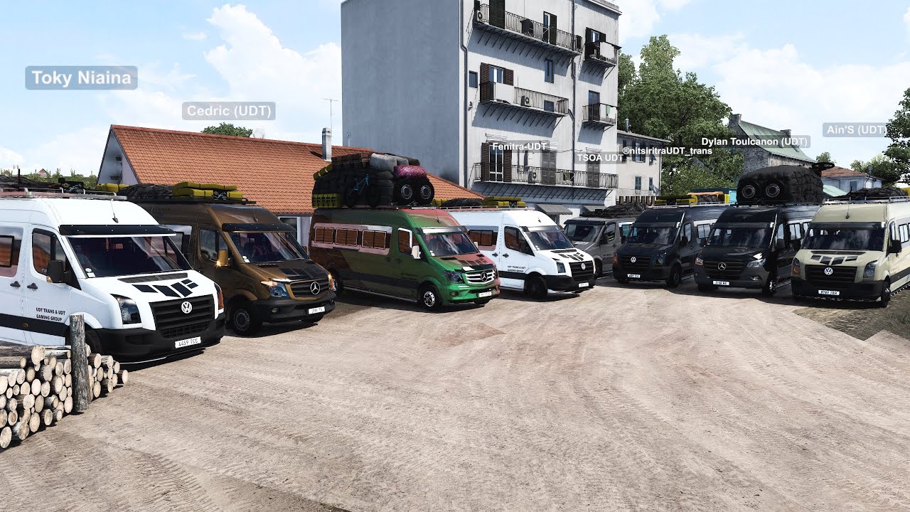 MADAGASCAR SPRINTER MODS ETS 2 - YouTube