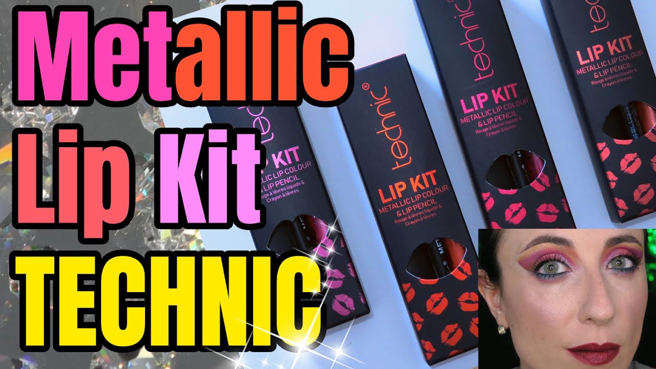 METALLIC LIP KIT de TECHNIC: swatches, lipswatches, review ¿Merecen la ...