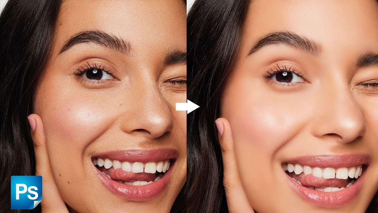 Advance Photo Editing : Skin Retouching in Photoshop Tutorial - YouTube