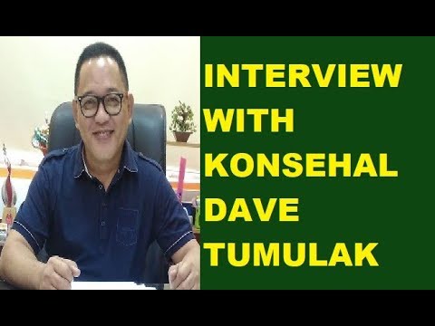 SAKSAK SINAGOL: INTERVIEW WITH KONSEHAL DAVE TUMULAK - YouTube
