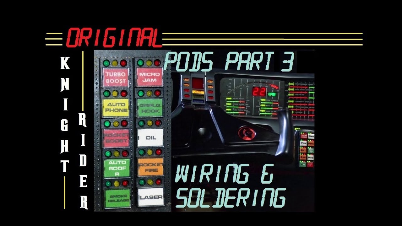 KNIGHT RIDER ORIGINAL POD BUTTONS Part 3 - YouTube