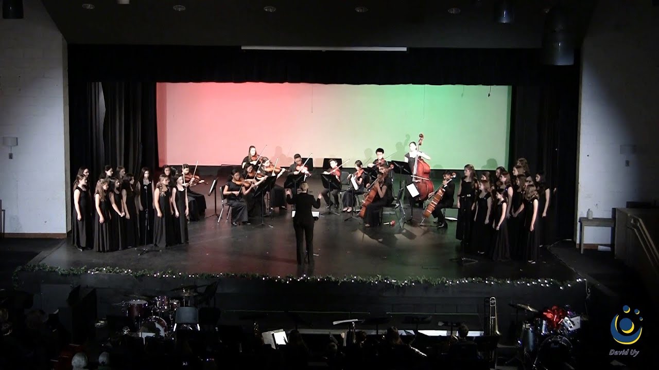 Ligon Vocal Ensemble and Silver Strings performs A Celtic French Carol ...