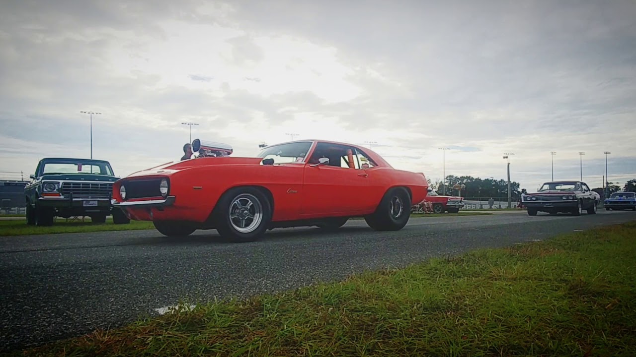 Some Pro Mods rolling in at 2020 Turkey rod run Daytona, FL - YouTube