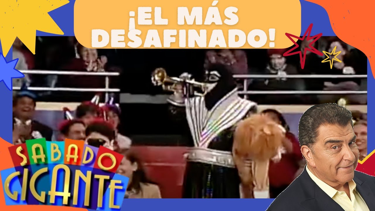 El más desafinado! y El Chacal - Sábado Gigante - YouTube