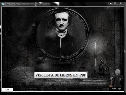 Aplicación Edgar Allan Poe (55 libros en .pdf )