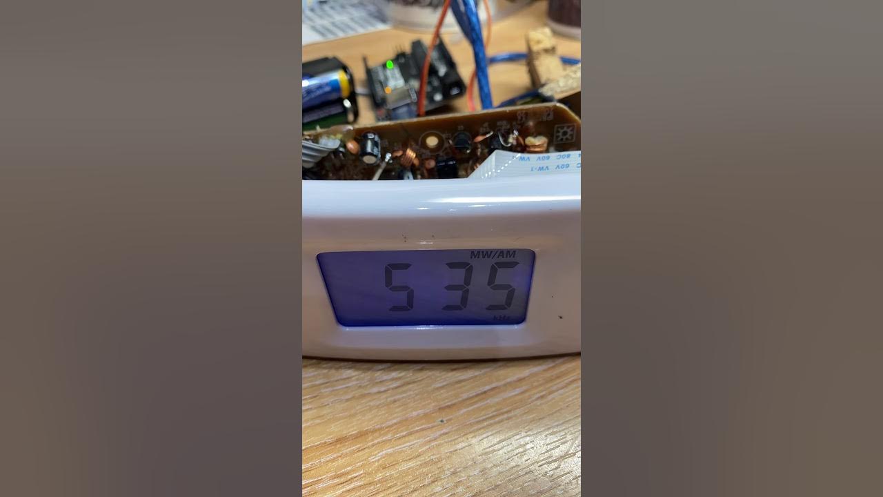 Testing diy ghost box sweep radio AM FM - YouTube
