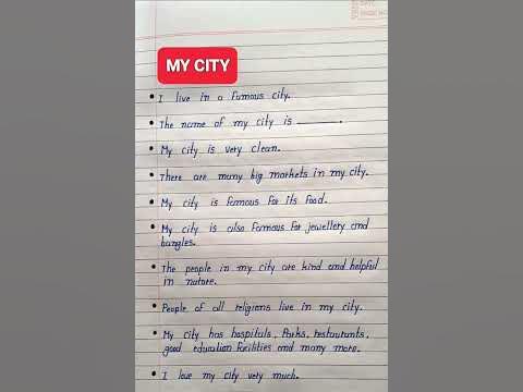 My City Essay In English | 10 Lines On My City | Essay On My City | My ...