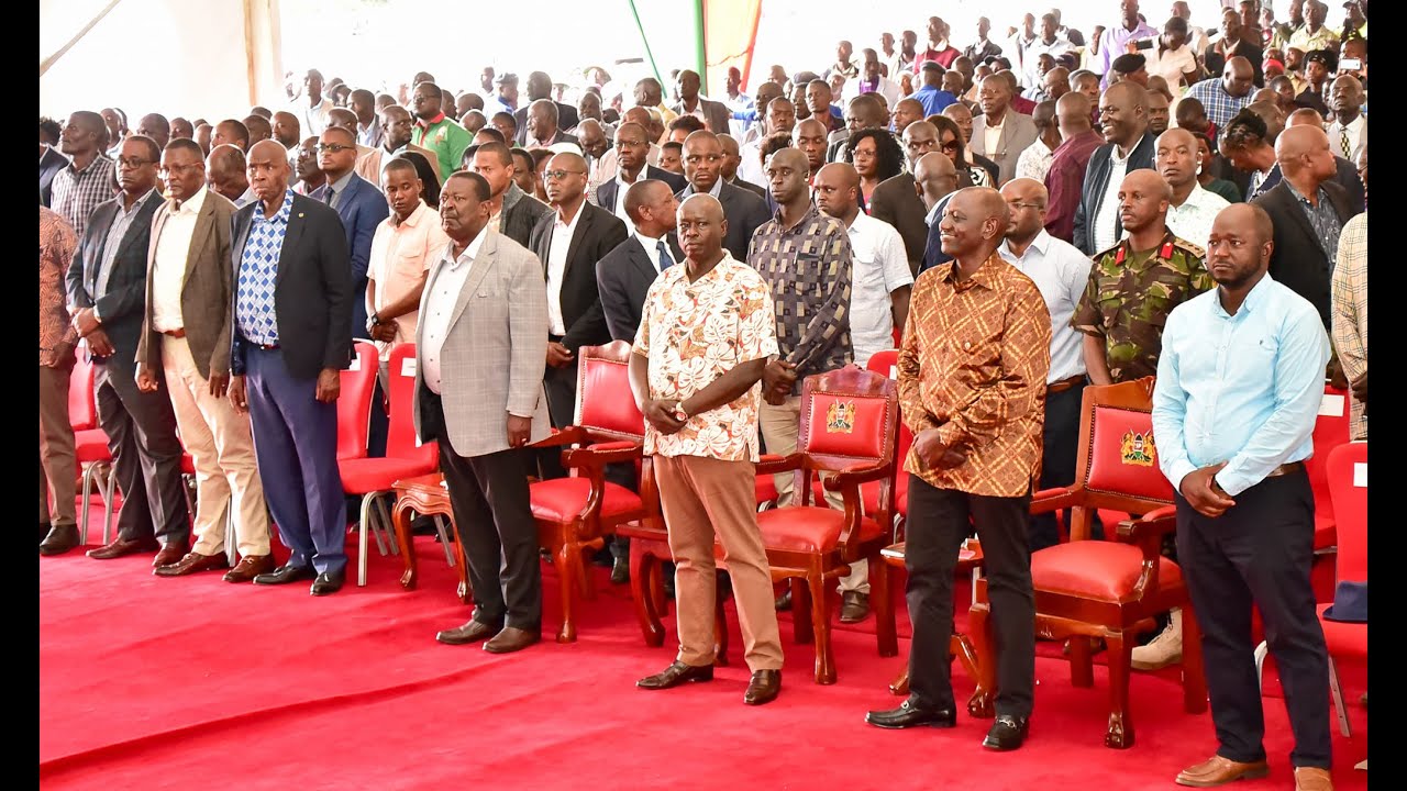 President Ruto Attends Church service at Busia Stadium. - YouTube