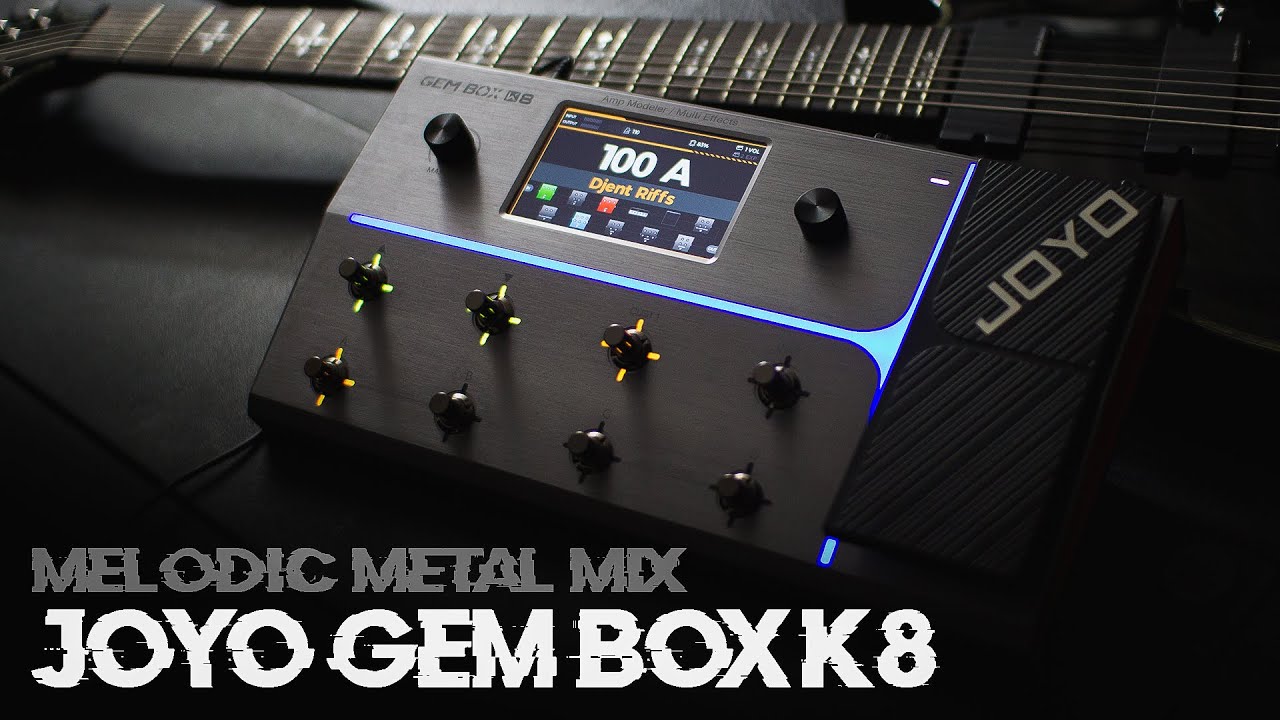 JOYO GEM BOX K8 - Melodic Metal Mix - YouTube