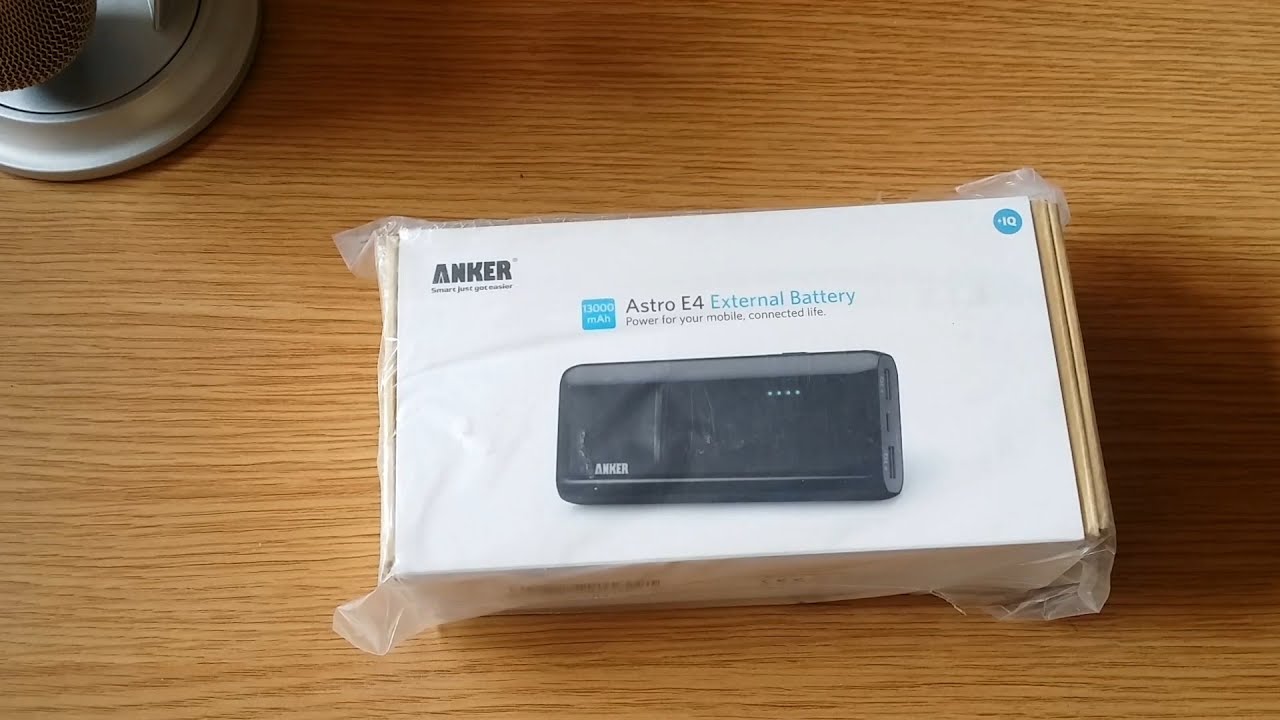 Unboxing Anker 2nd Gen Astro E4 13000mAh 3A - YouTube