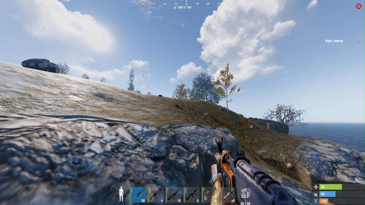 Rust Console Edition Ak spray - YouTube