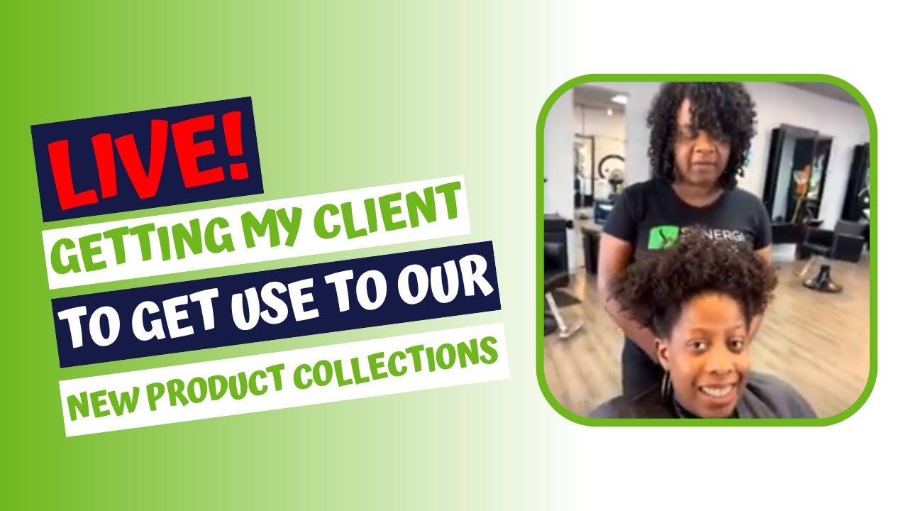 NADIA TRYING TO GET USE TO THE NEW SYNERGI SALON PRODUCTS - YouTube