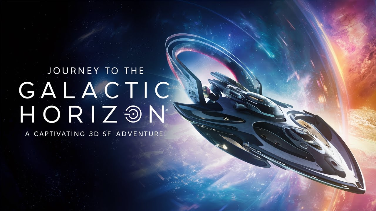 Journey to the Galactic Horizon: A Captivating 3D SF Adventure - YouTube