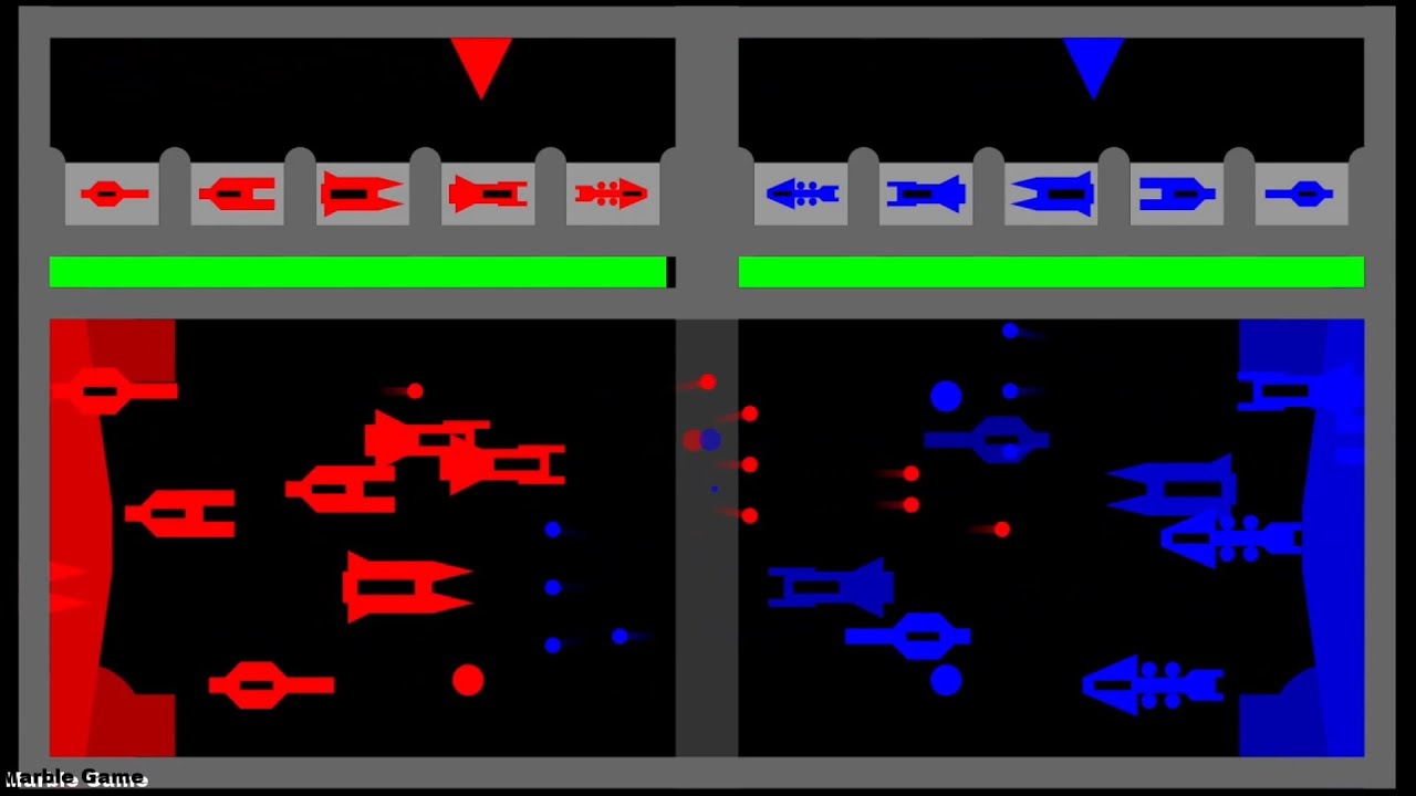 Marble Battle 05 (Space war!) - Marble Race in Algodoo - YouTube