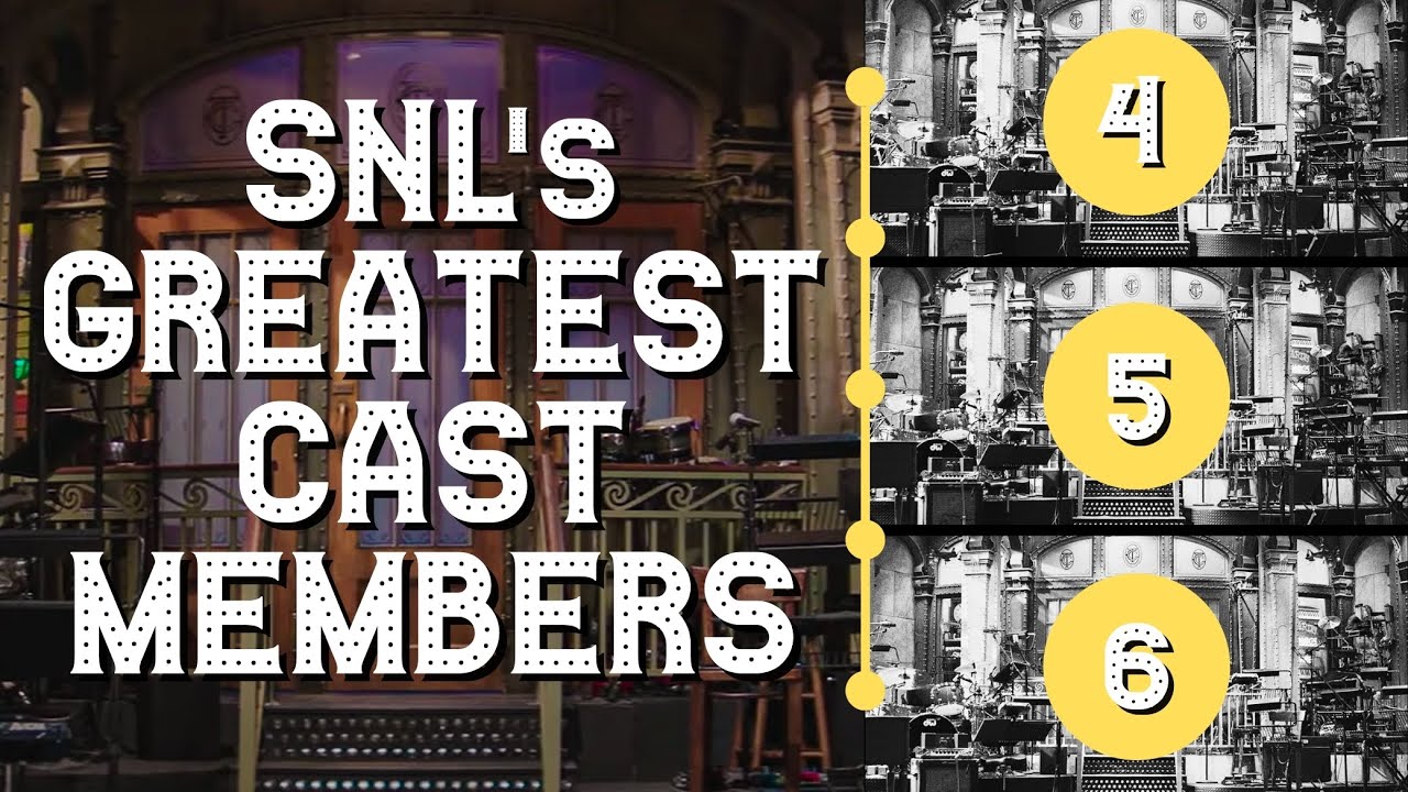 SNL's Greatest Cast Members: #4 - #6 - YouTube