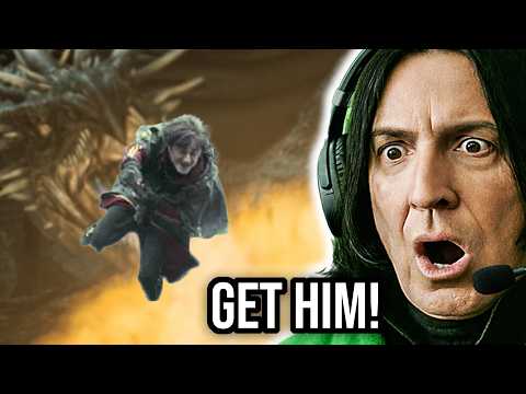 Snape Reacts To Harry Potter vs the Dragon