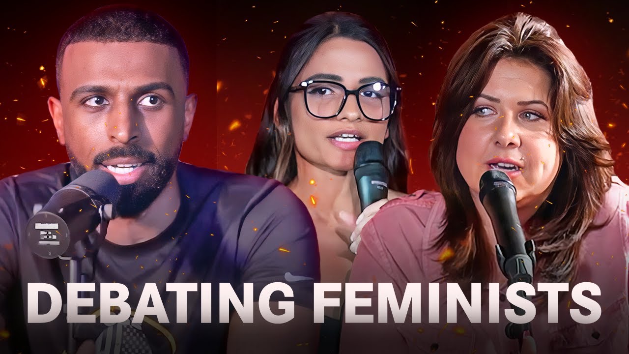 Myron VS Fat Feminist & OF Girl! Heated Debate - YouTube