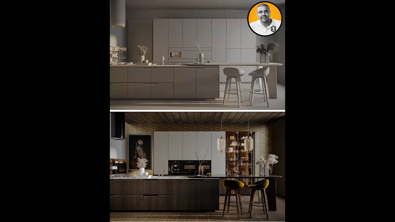 REALISTIC MODERN KITCHEN | VISUALIZATION | 3Ds Max + Corona Render ...