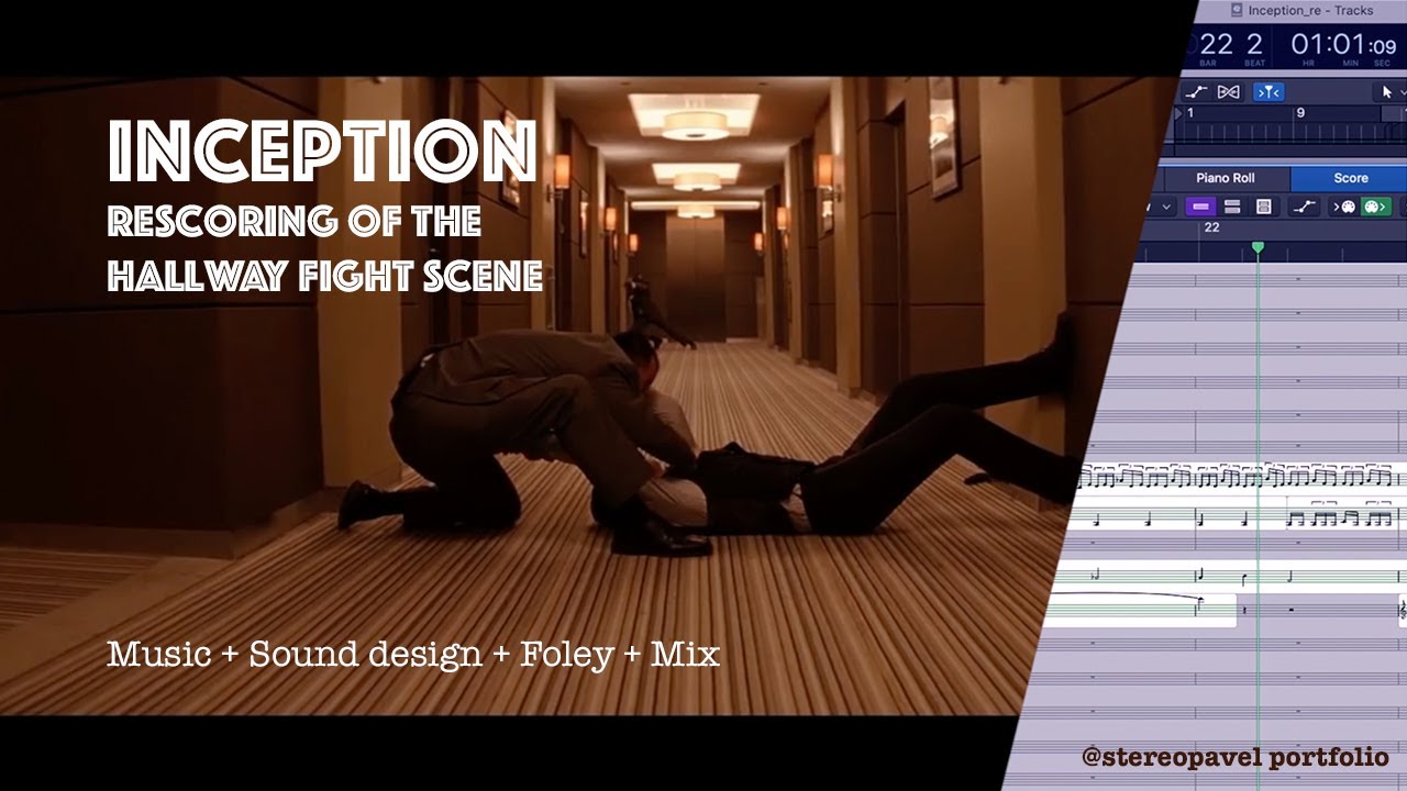 Rescoring of the iconic Inception hallway fight scene. My version of ...
