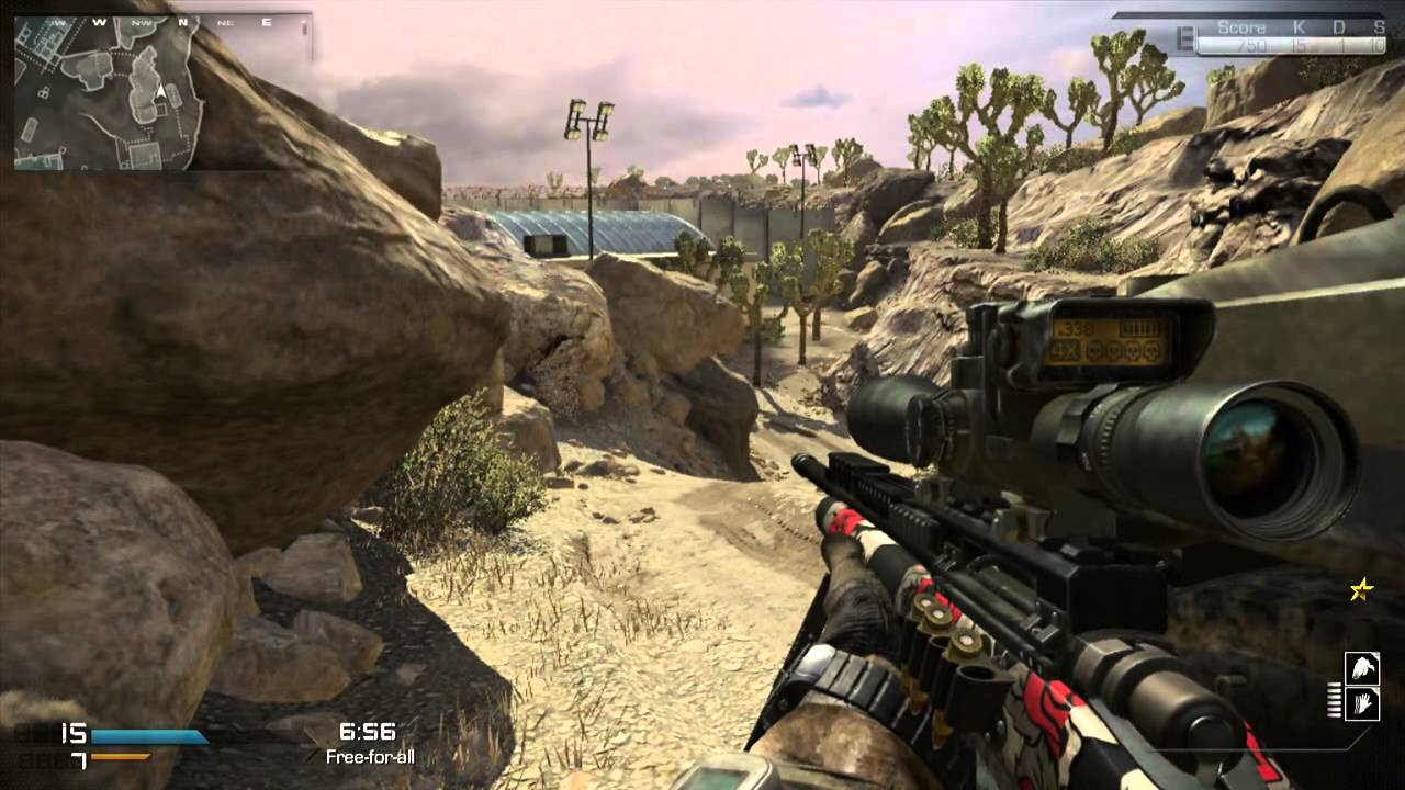 The Best Sniper in Call Of Duty: Ghosts - First try at commentary - YouTube