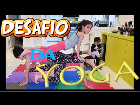 Desafio da Yoga / Yoga Challenge ft Alessa and Alanna