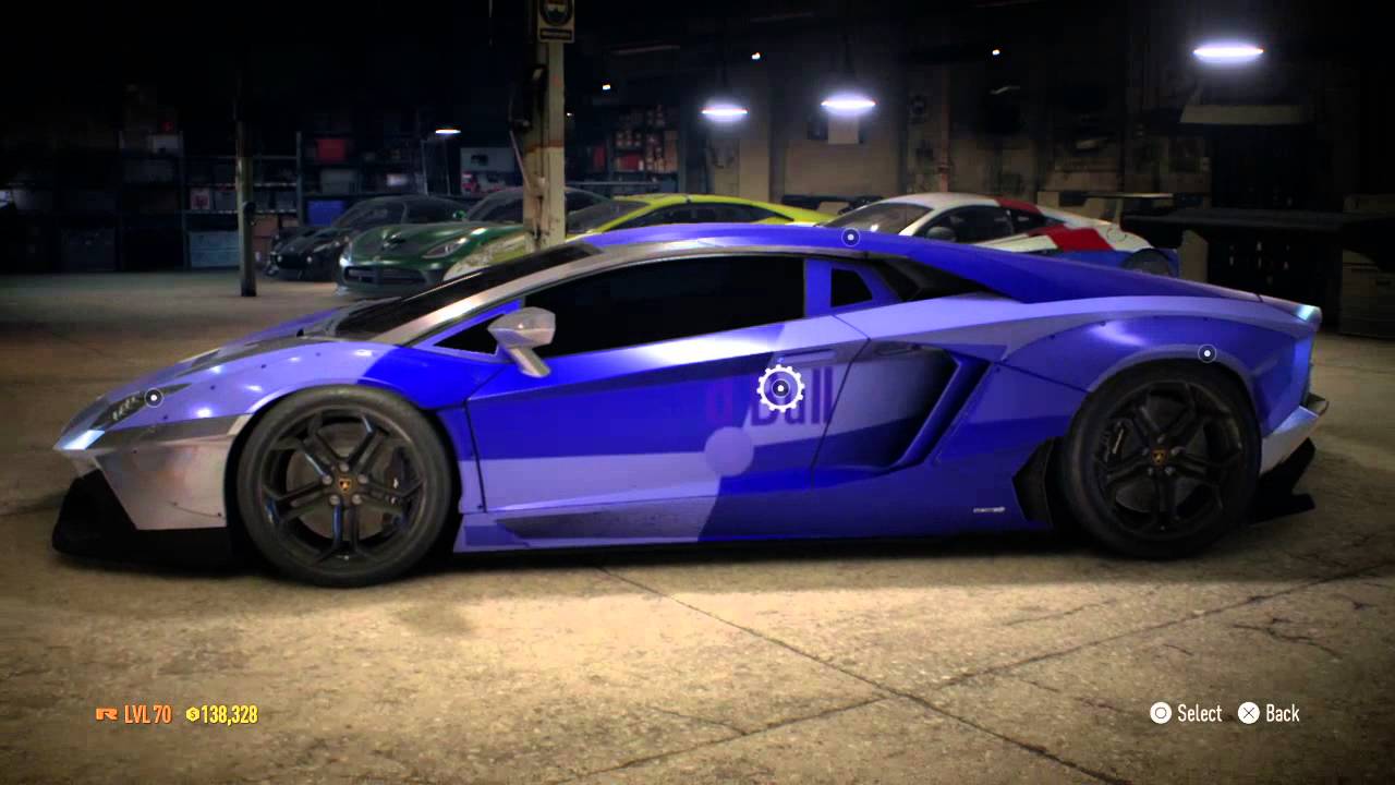 Need for Speed™ 2015 lamborghini aventador Redbull - YouTube