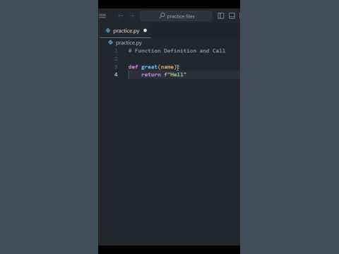 Function definition and call | #python #pythonprogramming#coding#learnpython #pythonforbeginners ...