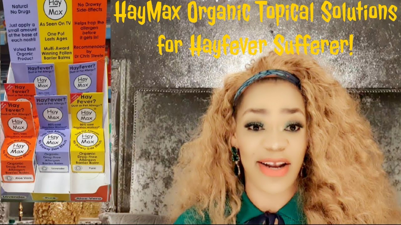 I've been using HayMax Organic Aloe Vera Pollen Barrier Balm for ...
