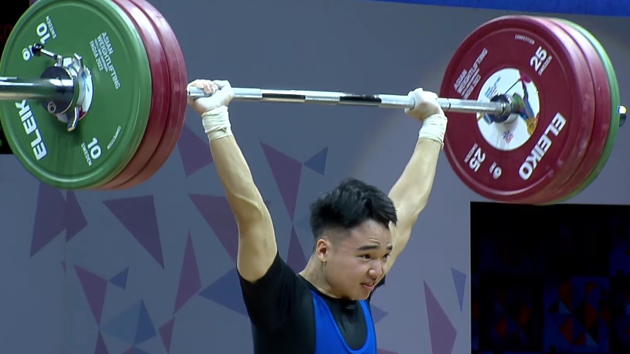 2023 asian youth and junior weightlifting championship 55kg men win ...