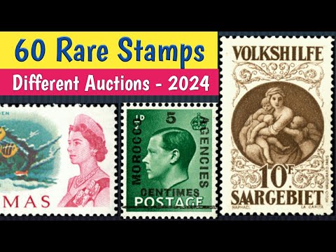 Rare Valuable Stamps Seen At Auctions 2024 | World Old Postage Stamps ...
