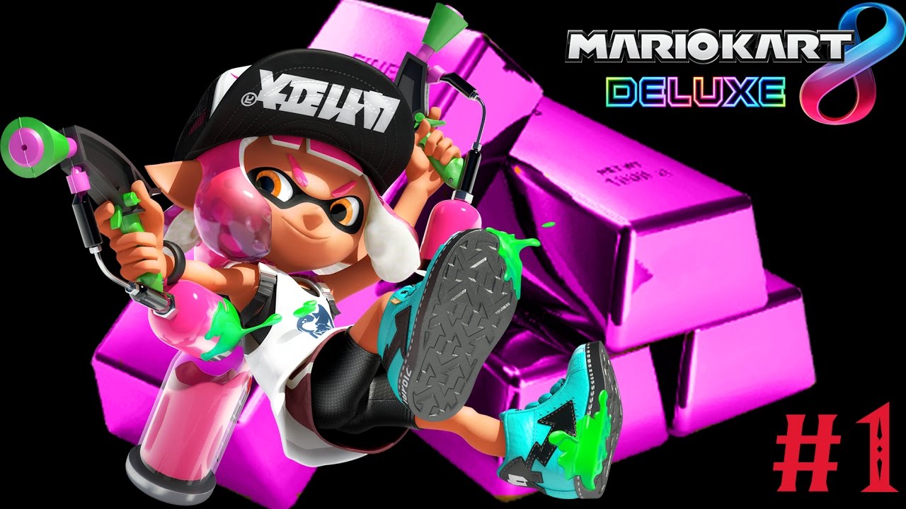 Inkling Girl New Pink Gold Standard! - Mario Kart 8 Deluxe Showdown #1 ...