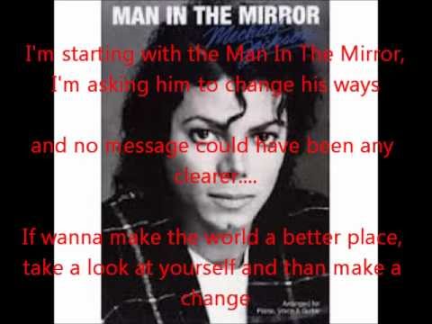 Michael Jackson- Man In The Mirror Lyrics - YouTube