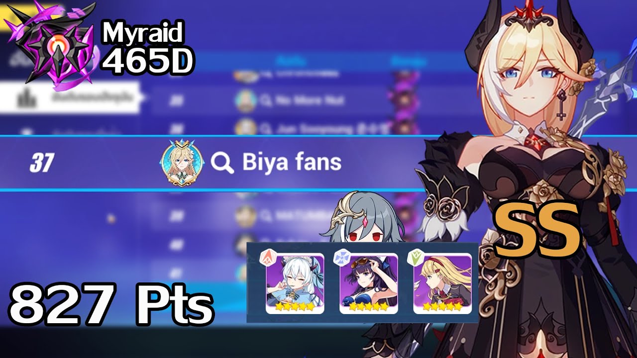[SEA HI3] Durandal PE SS Nirvana Abyss (HOS S0) (827pts) (IMG DMG) Dudu ...