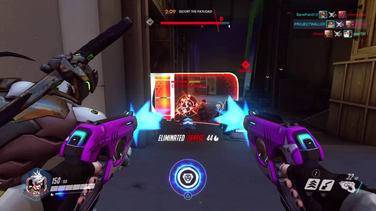 Overwatch: Punk Tracer Says Wanker? - YouTube
