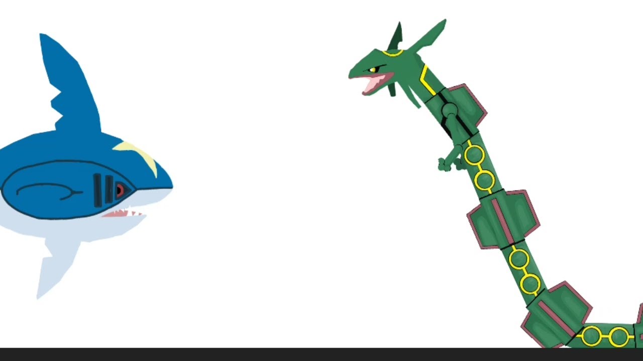 SHARPEDO VS RAYQUAZA [DC2] POKEMON BATTLE - YouTube