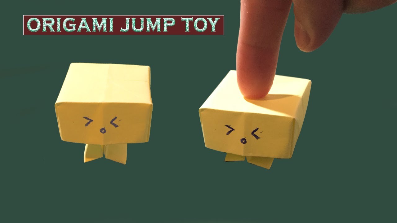 How to Make Origami Jump Toy - Paper Fun Idea 2020 - YouTube