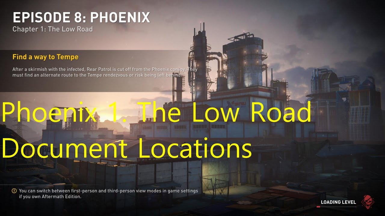 World War Z (WWZ) Aftermath Phoenix 1 - The Low Road 13 Document Locations - YouTube