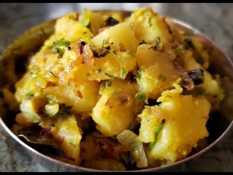 Batatyachi Suki Bhaji | Potato Subji | बटाट्याची भाजी | Authentic ...