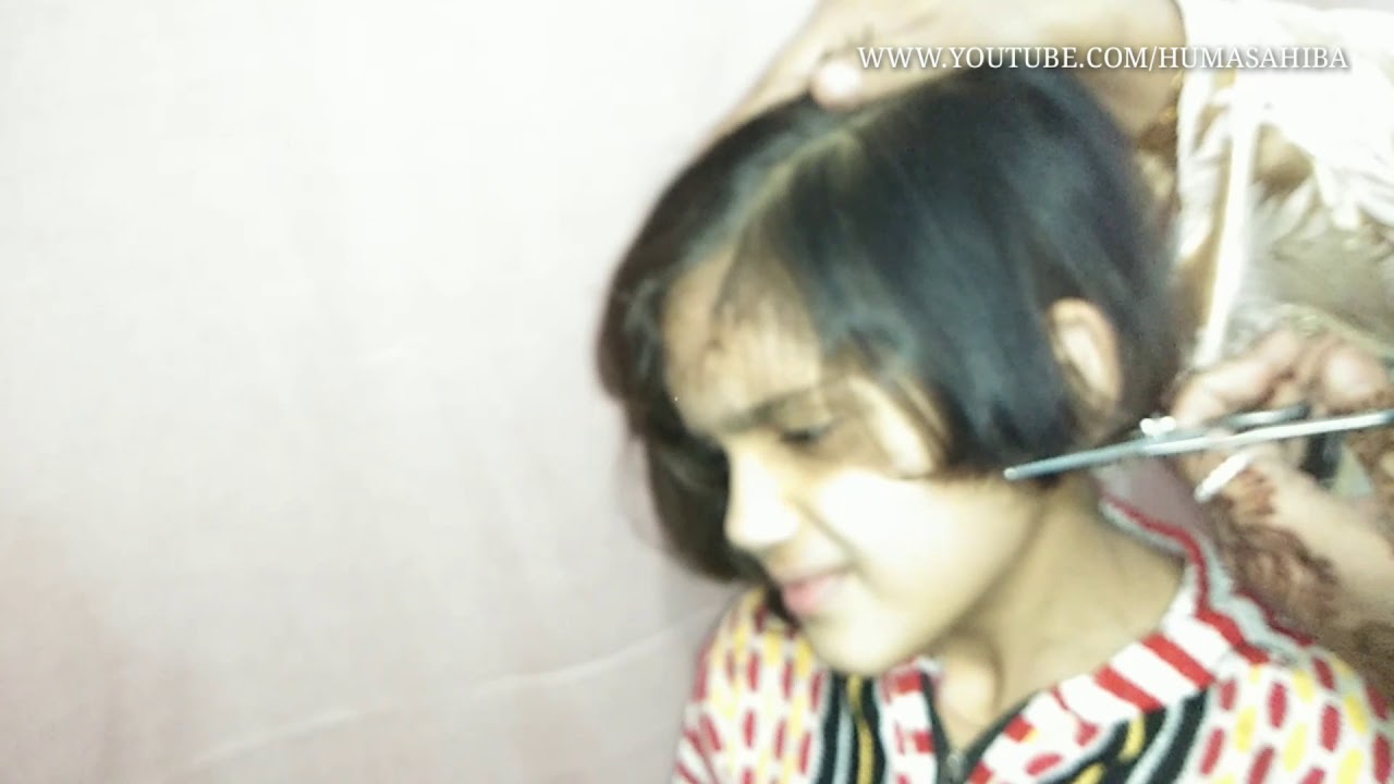 easy baby hair cutting at home | How to cut baby hairs easy way | Baby ...