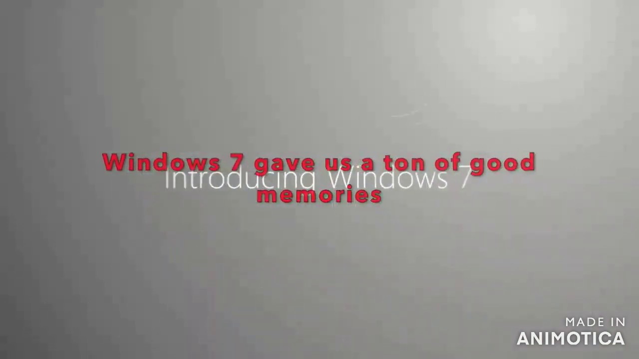 Goodbye windows 7 😓 - YouTube