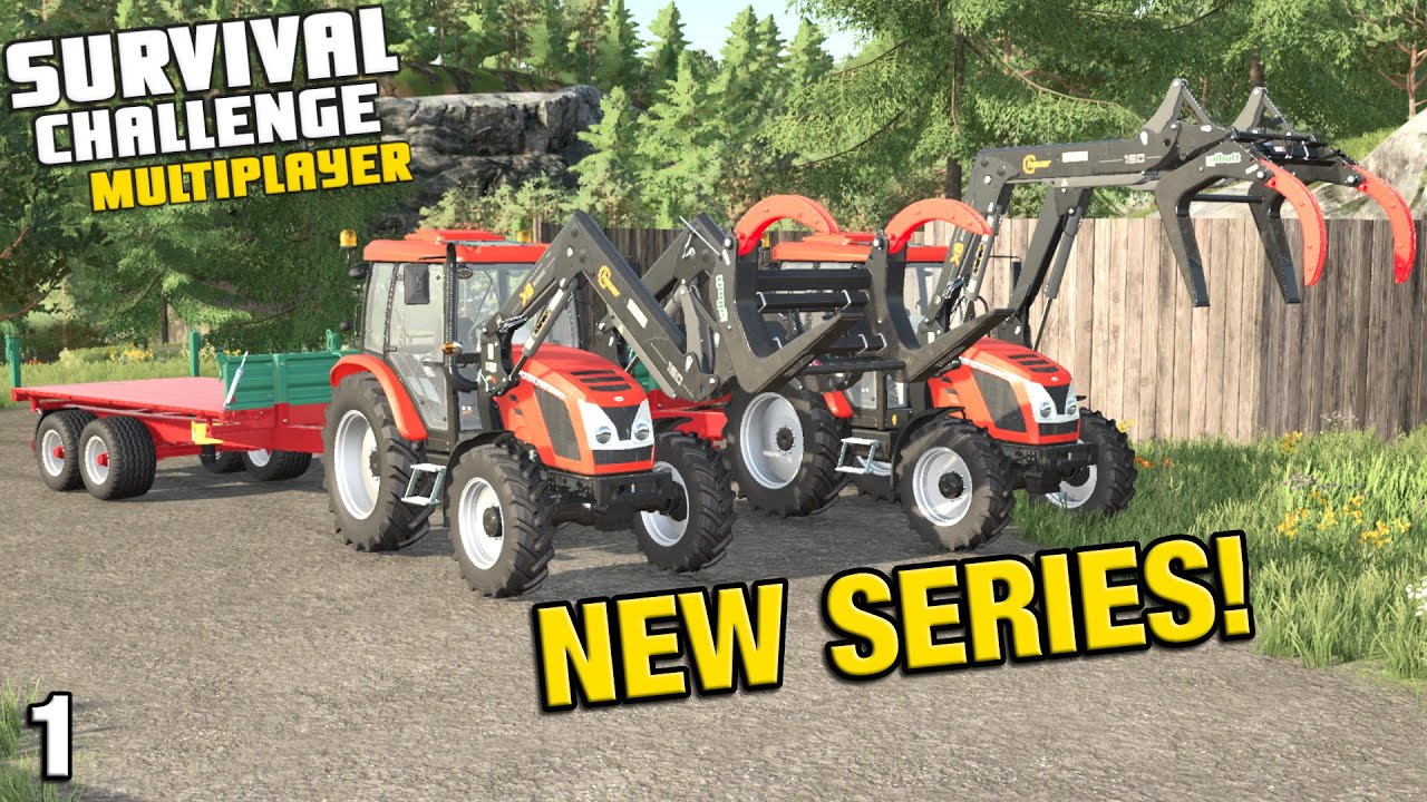 STARTING FROM SCRATCH WITH £0 Survival Challenge Multiplayer Co-op FS22 ...