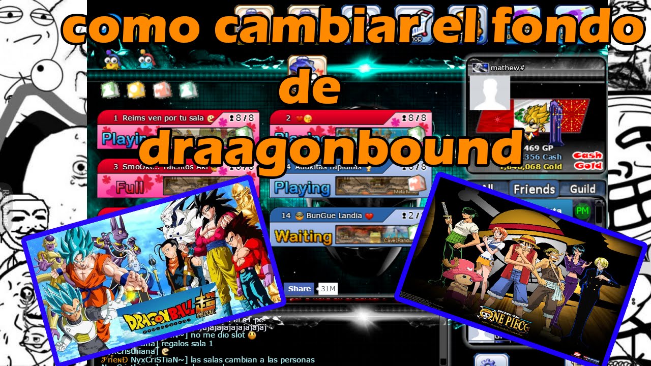 COMO CAMBIAR EL FONDO DE DRAGONBOUND/2016/FULLHD - YouTube