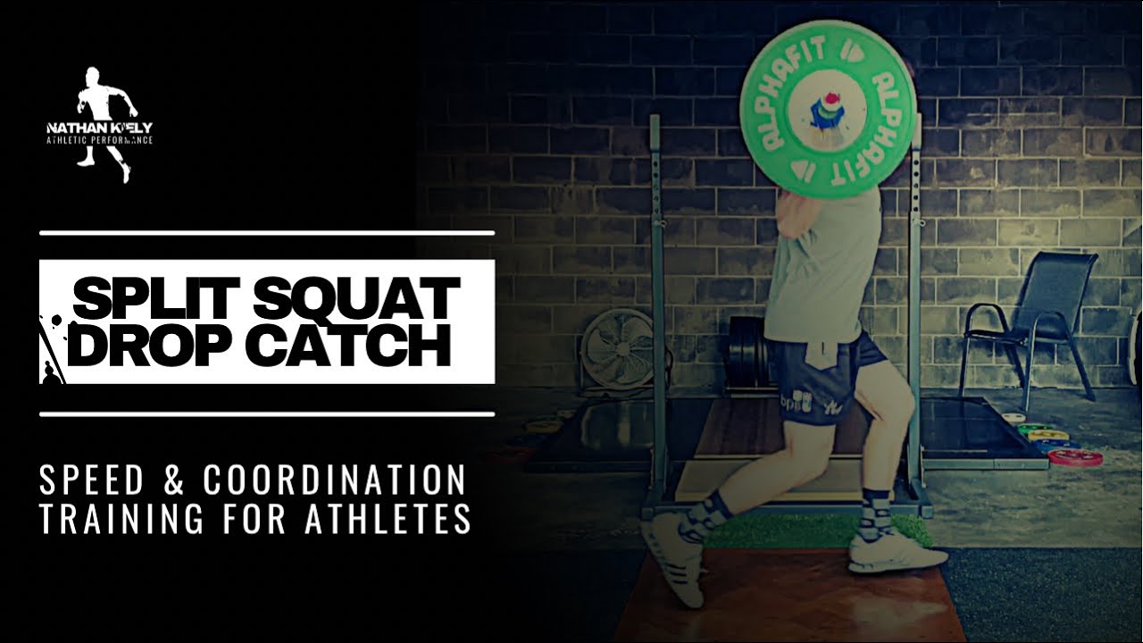 Split squat drop catch - YouTube