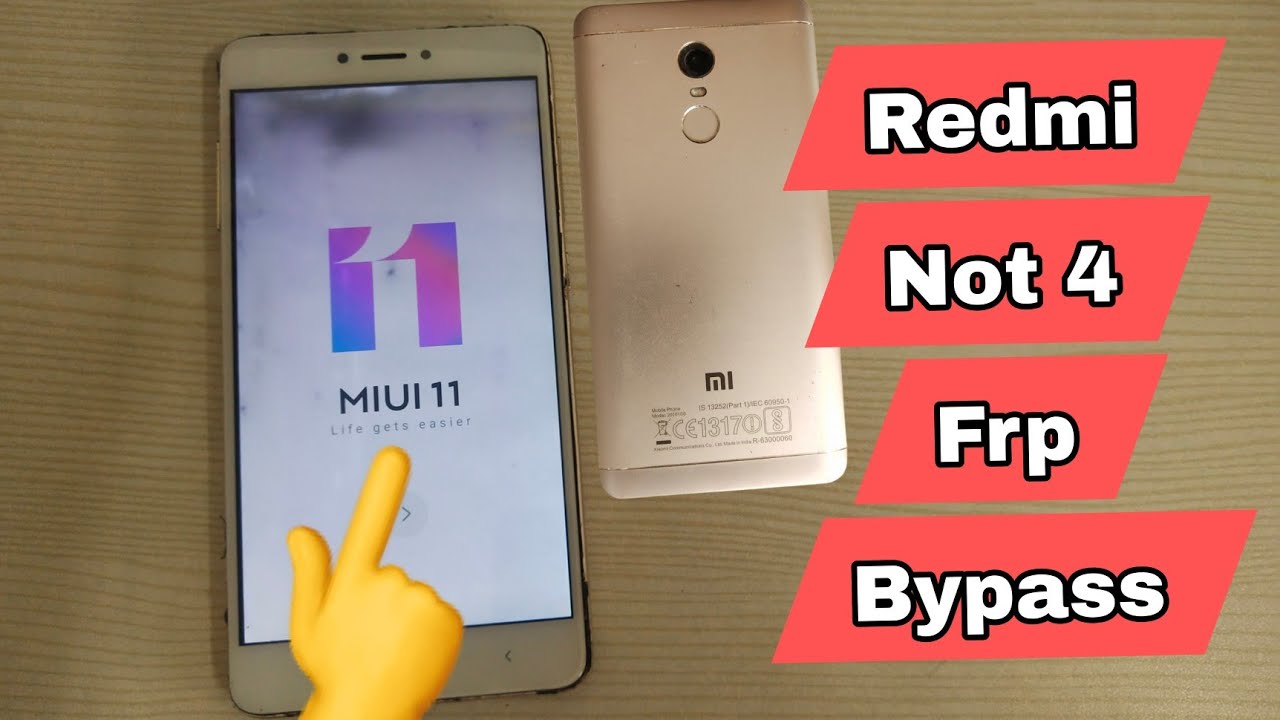 Redmi Note 4 Frp bypass || Google Account Remove || Redmi Note 4 frp ...