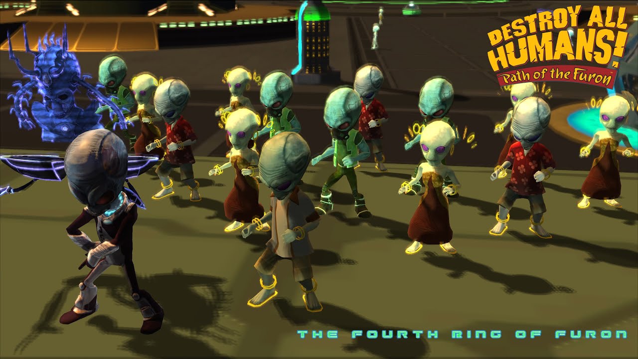 Destroy All Humans! Path of the Furon [PS3] UHD 4K60ᶠᵖˢ 4 Ring of Furon ...