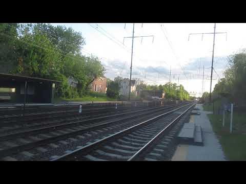 Amtrak Northeast Regional #196 at Sharon Hill, PA - YouTube