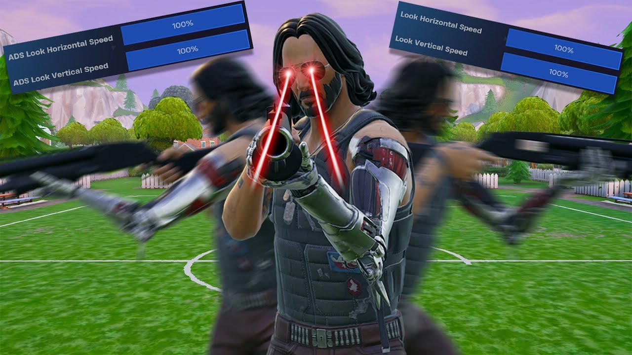 I played on the max sensitivity in Fortnite..... - YouTube