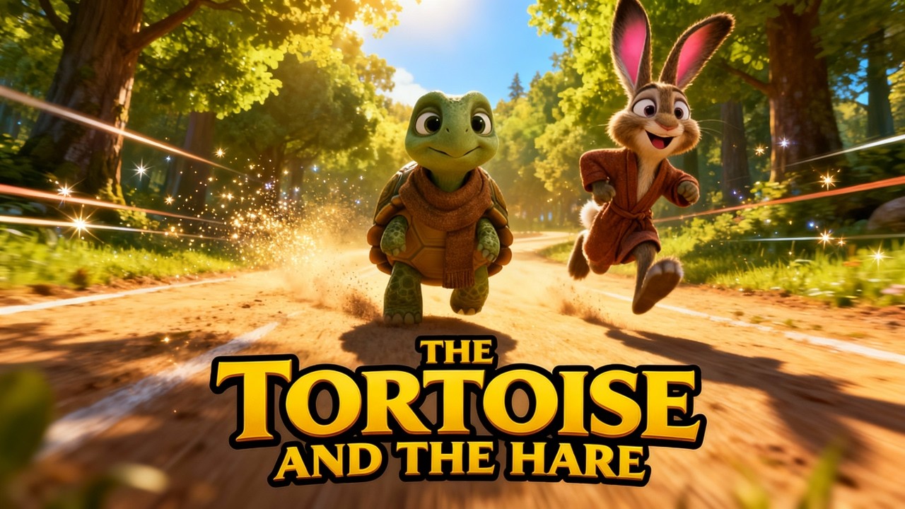 The Tortoise and the Hare – A Heartwarming Animated Fairytale for Kids ...