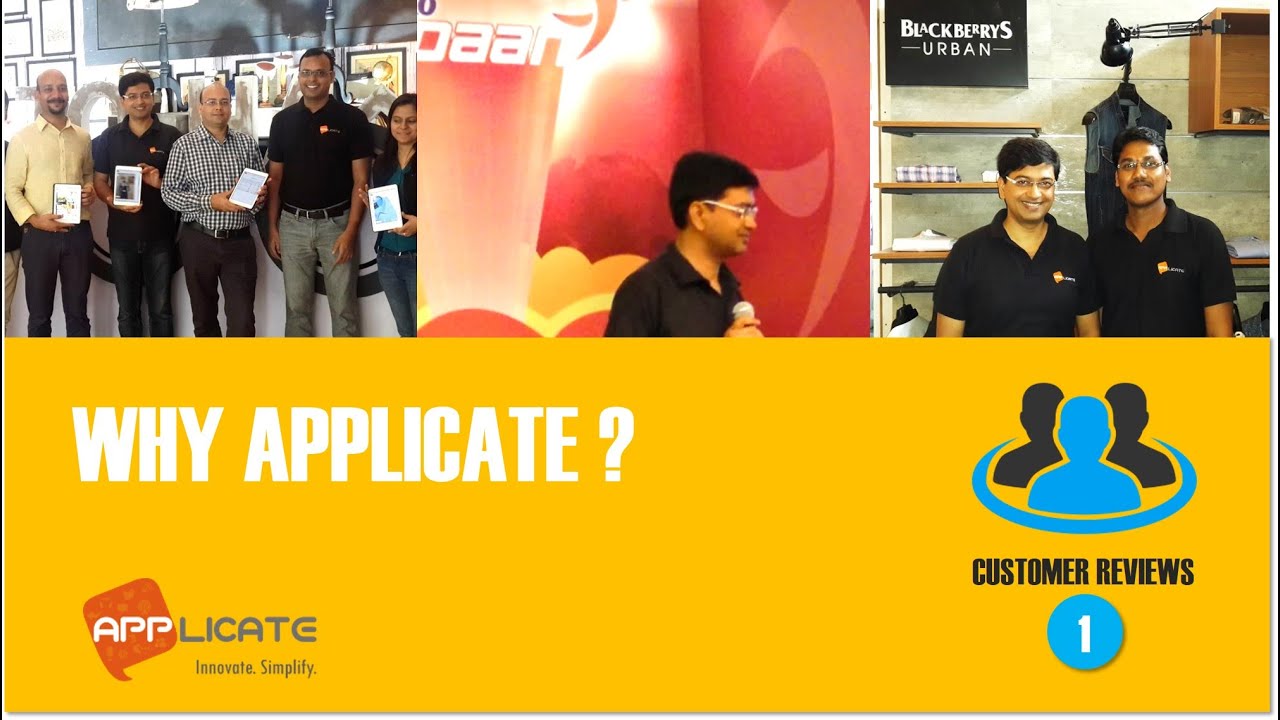 Why Applicate 1 - YouTube